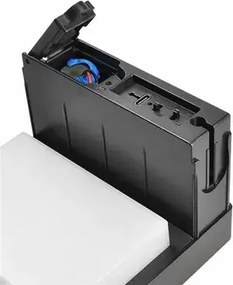Solight Wo7202 LED solární sloupkové osvětlení Palermo černá / 5W / 40