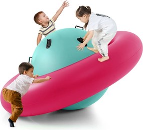 Costway Nafukovací kupolová houpačka pro děti 223 cm velká dětská houpačka