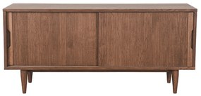 LABEL51 dřevěný příborník JULE tmavý 60x130 cm ME-70.033