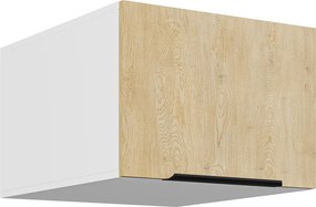 CREMONA bc | horní skříňka 50 NAGU-36 1F výklopná | 50 cm | HLUBOKÁ | bílá/cremona