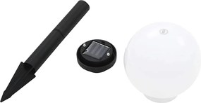 Zahradní solární lampy 6 ks LED kulovité 20 cm RGB 277126