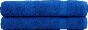 Prémiové ručníky SOLUND 2 ks modré 100x200 cm 600 g/m² 137197