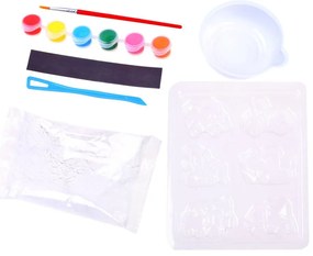 Color day Kreativní sada Vyrob si sám – magnetky stavební stroje DIY