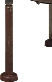 Rustikální přenosné ohniště Ø 40 cm železo 321944