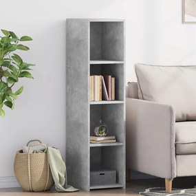Skříň highboard betonově šedá 30 x 41 x 124 cm kompozitní dřevo