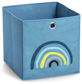 Zeller Dětský úložný box Blue Rainbow 28x28x28 cm