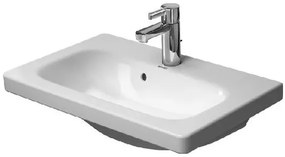 Duravit DuraStyle - Umyvadlo nábytkové Compact, 64x40 cm, s 1 otvorem pro baterii, alpská bílá 2337630000