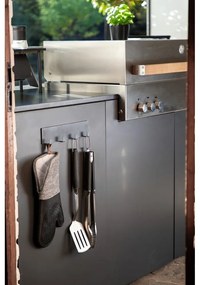 Sada 2 kuchyňských chňapek Wenko Black Outdoor Kitchen Ada