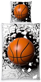 Herding Bavlněné povlečení Basketball, 135 x 200 cm, 80 x 80 cm
