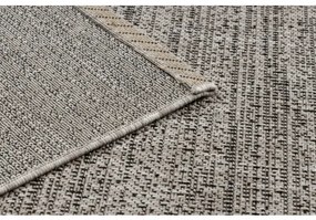 Dywany Luszczow Kusový koberec SIZAL FLOORLUX 20389 stříbrný / Černá MELANGE Rozměr koberce: 140 x 200 cm
