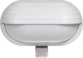HADEX RIO venkovní nástěnné svítidlo s čidlem 1xE27/60W/230V/IP44, bílá barva