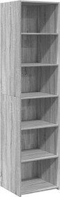 Skříň highboard šedá sonoma 45 x 41 x 185 cm kompozitní dřevo 3281678