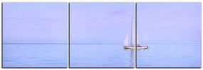 Obraz na plátně - Plachetnice na moři - panoráma 5248B (90x30 cm)