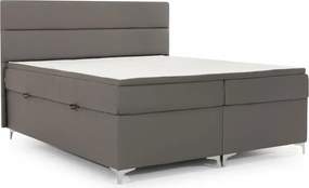 Postel Boxspring Amadeus 200x180, béžová (koženka - bao 11)