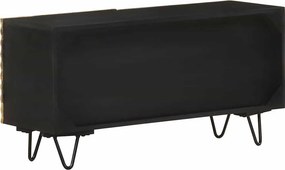 TV stolek 90 x 30 x 45 cm masivní mangovníkové dřevo 322681