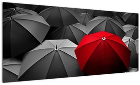 Obraz deštníků (100x40cm)