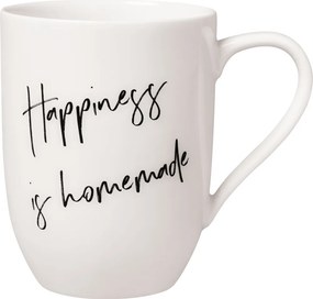 Villeroy&Boch Villeroy & Boch Statement hrnek s uchem Happiness is Homemade, 11,5 × 8 × 10,4 cm, 290 ml