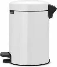 Brabantia Newicon Pedálový odpadkový koš 3 L bílá / průměr 16.8 cm / v