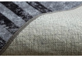 Dywany Luszczow Dětský kusový koberec MIRO 51325.805 pratelný  Geometrická, linky protiskluz, šedý Rozměr koberce: 140 x 190 cm
