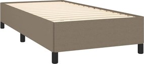 Box spring postel s matrací taupe 90x200 cm textil 3131405
