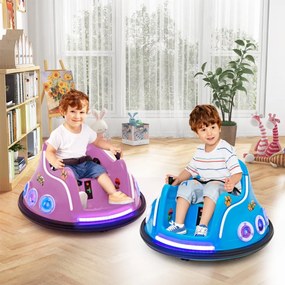 Costway 12 V Dětské nárazníkové auto 360 Otočení stupňů s hudbou a světly