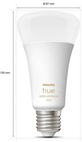 Philips Hue White Ambiance E27 13,5W LED žárovka