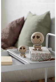 Figurka Soška Hoptimist  Smiley Love S Neopracovaný dub