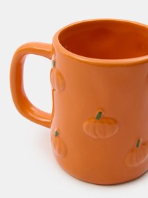 Sinsay - Keramický hrnek s motivem dýně - oranžová