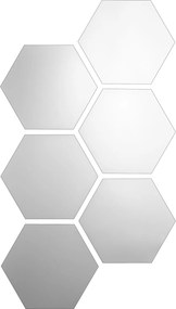 Livarno® Zrcadlové dlaždice (šestiúhelník)