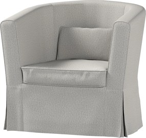 Potah na křeslo IKEA Ektorp Tullsta barva šedá látka pletený vzor
