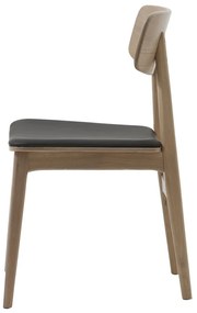 Designová židle Harper přírodní - černá
