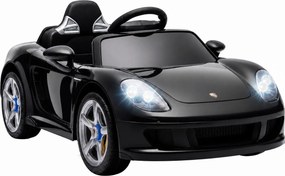 AIYAPLAY dětské elektrické auto Porsche Carrera GT, 10,8 V, černé