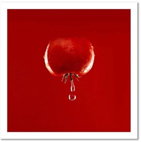 Obraz na plátně, Zeleninová voda z červených rajčat - 50x50 cm
