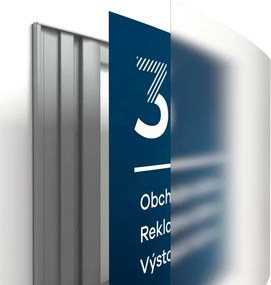 ACCEPT Orientační tabule Klassik UNI A1 (594 x 594 mm) - rozměr 594 x 594 mm