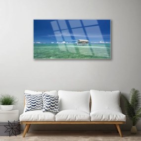 Obraz na skle Moře Krajina 100x50 cm
