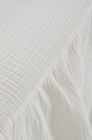 Krémový mušelínový přehoz 90x200 cm Amilia – Jotex