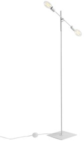 OnaDnes -20% Nordic Design Bílá kovová stojací lampa Dogi 2
