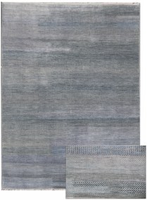 Diamond Carpets koberce Ručně vázaný kusový koberec Diamond DC-MCN Silver/light blue ROZMĚR: 365x550