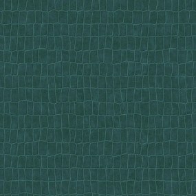 Vliesová zelená tapeta na zeď- imitace kůže 139188, Paradise, Esta Home