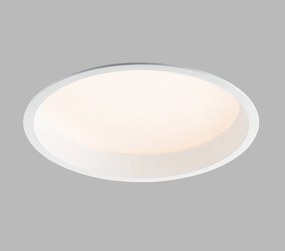 Stmívatelné zápustné LED svítidlo ZETA - bílá, 3000 K, 25 W, 2500 lm, 210 mm, 200 mm, 60 mm, TRIAC