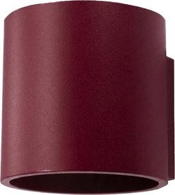 Sollux Lighting Nástěnné svítidlo ORBIS 1 bordó