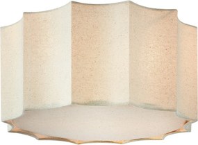 Béžové kovové stropní svítidlo s textilním stínidlem ø 35 cm Olea – Markslöjd