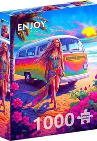 ENJOY Puzzle V srdci Hippie / 1000 dílků / od 14 let