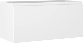Mexen Orio, koupelnová skříňka 100 cm, 1 zásuvka, bílá matná, 91A10-10047-1-BF01