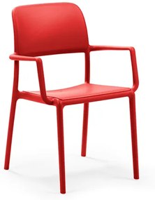 NARDI GARDEN - Židle RIVA červená