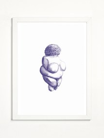 Tereza Piskláková | Venuše Rám: Bílý, Velikost: 60 x 40 cm