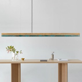 Svěšené LED lineární svítidlo ze skvělých materiálů: dřeva, mědi, oceli nebo mosazi C3o  Svěšené LED lineární svítidlo ze skvělých materiálů: dřeva,…