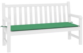 Poduška na zahradní lavici zelená 200x50x3 cm oxfordská látka