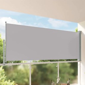 vidaXL Zatahovací boční markýza / zástěna 140 x 300 cm [45191] Barva: Šedá