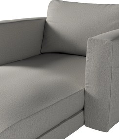 Potah na IKEA Norsborg šezlong s loketními opěrkami barva šedá látka pletený vzor